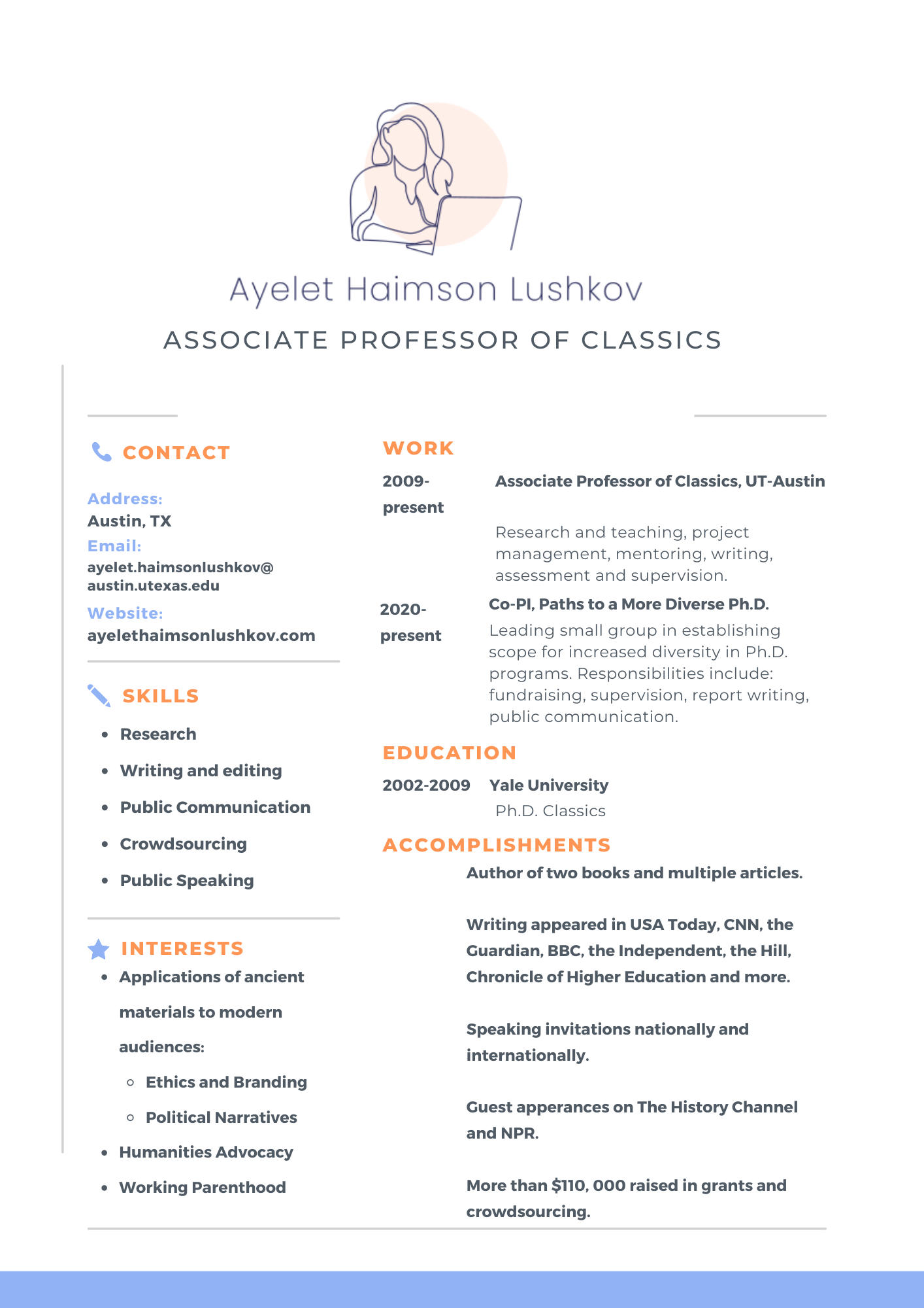 Resume – Ayelet Haimson Lushkov